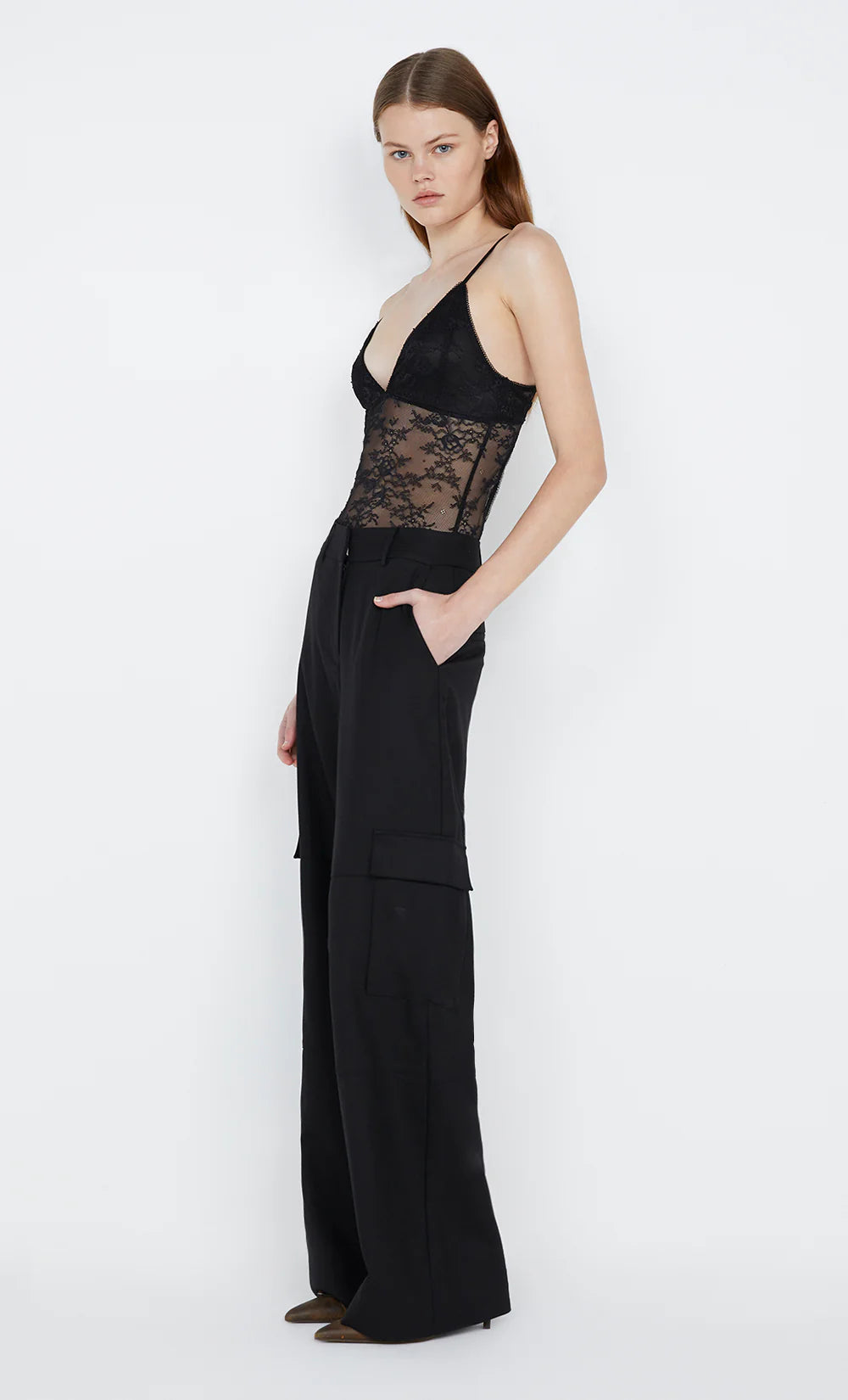 Bec & Bridge Sashay Lace Bodysuit BLACK – Frolic Girls