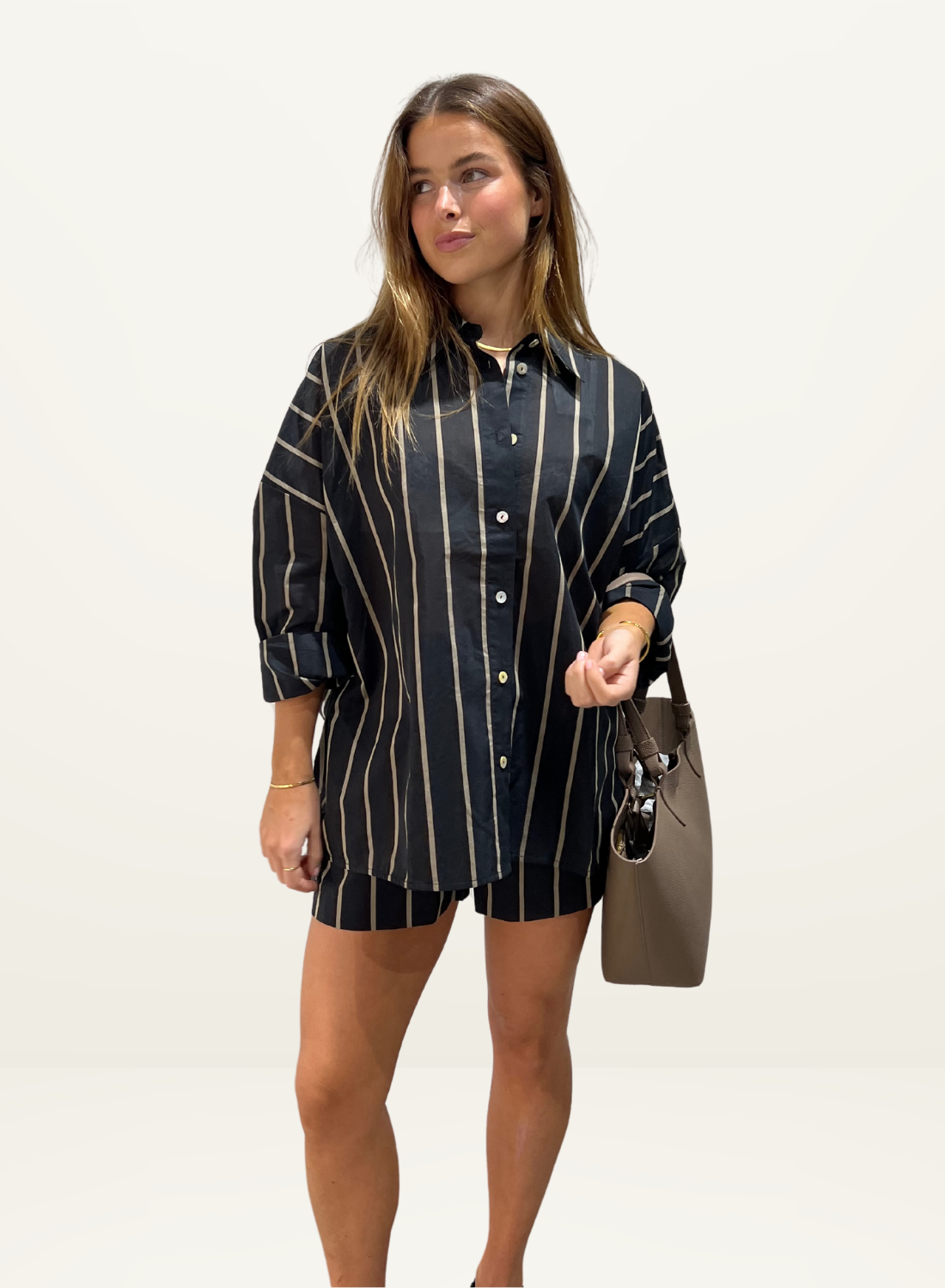 Marle Alisa Short in BLACK STRIPE – Frolic Girls