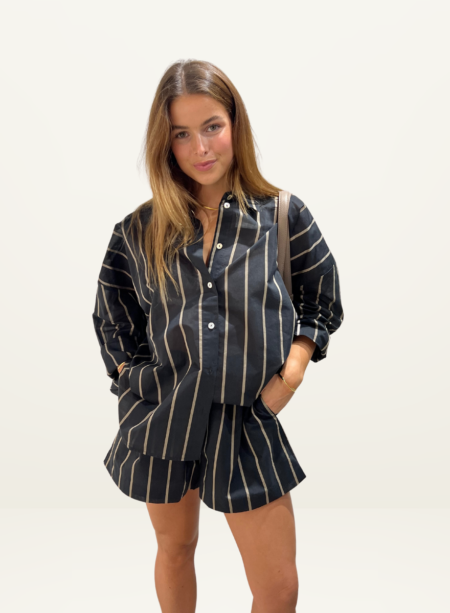 Marle Alisa Short in BLACK STRIPE – Frolic Girls