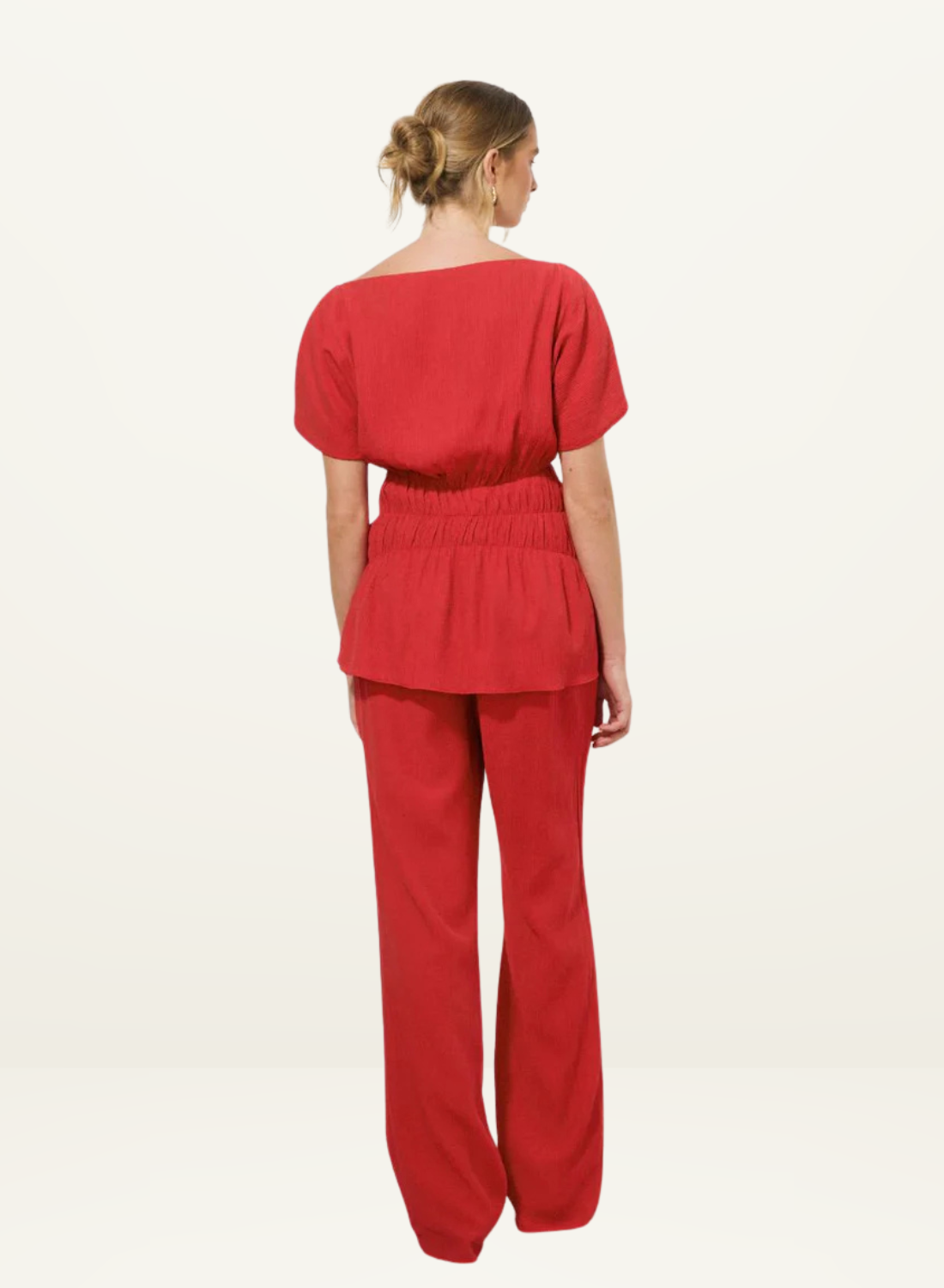 Mon Renn Lotus Top in Rose Red – Frolic Girls