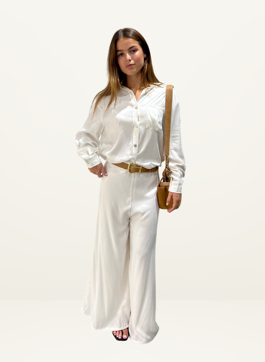 Sancia Emila Pant in ECRU – Frolic Girls