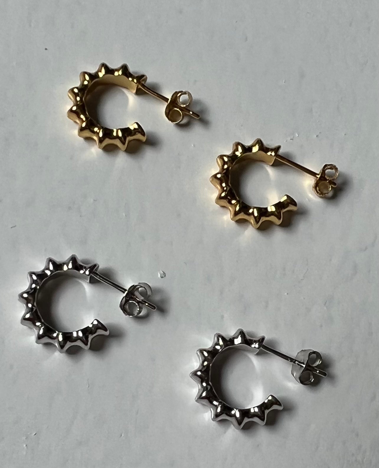Smith Rhi Spike Hoop Earrings SILVER – Frolic Girls